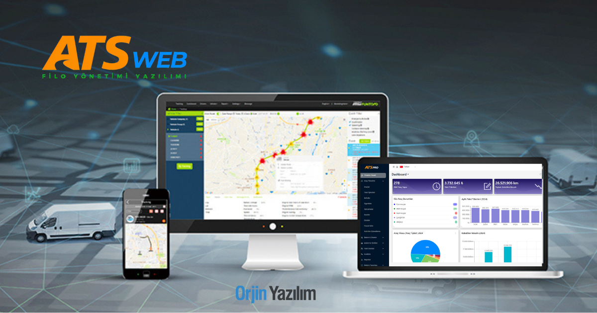 ATS PRO Web ile Bulut Filo Yönetimi - Bulut Tabanlı Filo Yönetimi Yazılımı